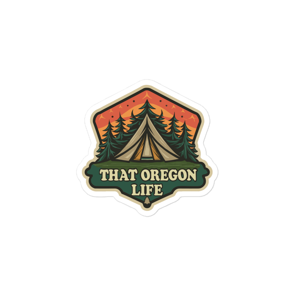 That Camping Life Sticker - That Oregon Life
